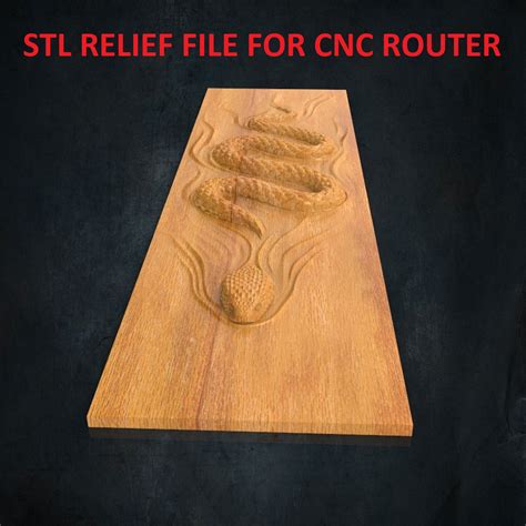 Swimming Snake 3d Cnc Router Files 3d Stl File Vectricaspireeasel