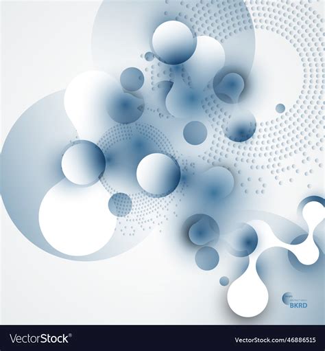 Abstract Connection Structure Polygonal Space Vector Image