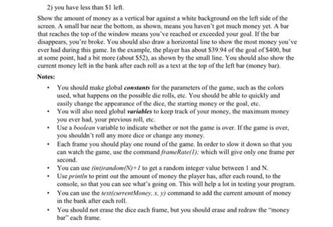 Solved Q1 Dice Game Simulator 10 Marks Implement A