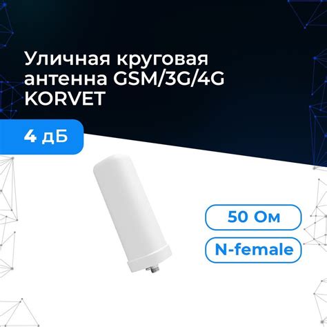 Круговая антенна Baltic Signal Korvet для Gsm 3g 4g Уличная всепогодная Разъём N Female