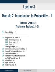 Understanding Probability In Statistics Lecture Summary Course Hero
