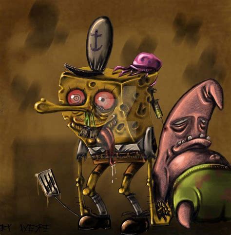 18 Creepy Spongebob Fan Art Creations That Went Too Far