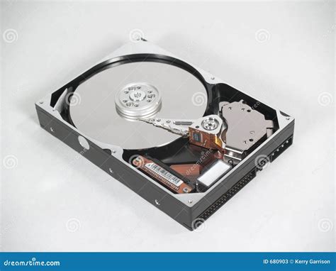 Naked Hard Drive Stock Image Image Of Platter Data Computer