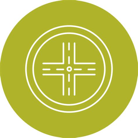 Intersection Generic Circular Icon