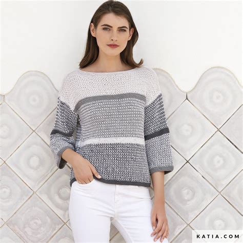 Sweater Woman Spring Summer Models Patterns Katia Com Sweaters For Women Knit