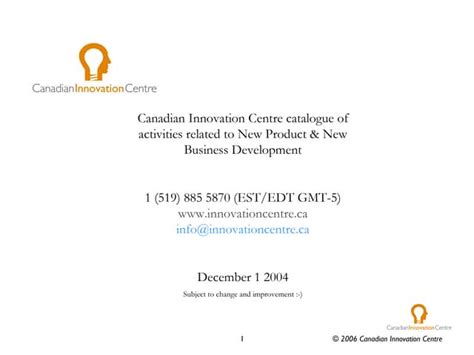 Cic Overview Ppt