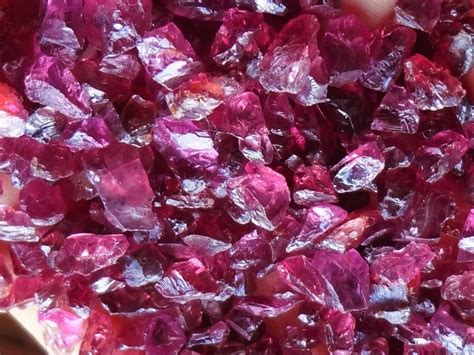 Pyrope Garnet Rough Facet Arizona Red Bulk Lot 7g Raw Gems