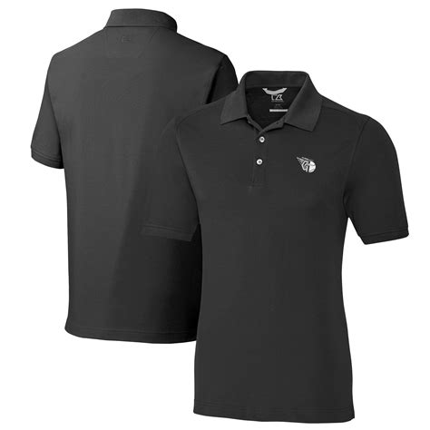 Mens Cleveland Guardians Cutter And Buck Black Big And Tall Advantage Tri