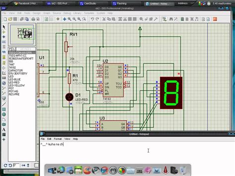 Proteus Sample 7 Segment Counter Youtube