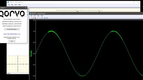 Waveform Distortion When Choosing Small Time Steps Qspice Qorvo Tech Forum