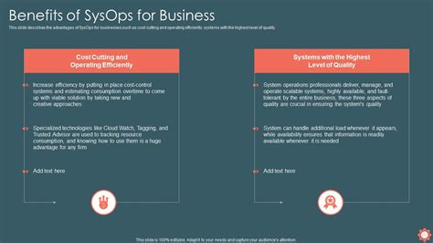 Benefits Of Sysops For Business Ppt Powerpoint Presentation Summary