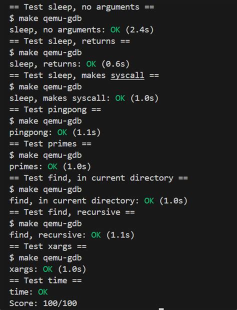 Mit 6s081 操作系统接口（lab1 Unix Utilities） Csdn博客