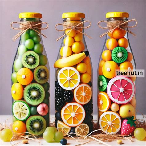 Fruits Bottle Decoration Ideas Bottle Craft Ideas