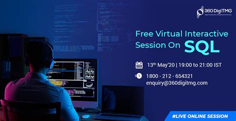 360digitmg On Linkedin Free Virtual Interactive Session On Sql Date 13th May2020 Time 700 Pm