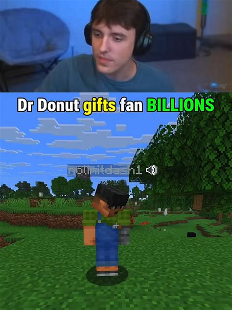 Dr Donut Surprises Fans With Billions In Minecraft Tiktok