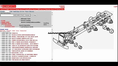 Kenworth Spare Parts Catalog