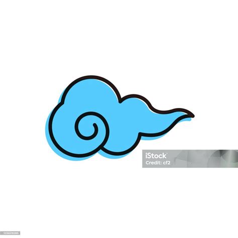 Awan Jepang Ikon Vektor Ilustrasi Stok Unduh Gambar Sekarang Zaman