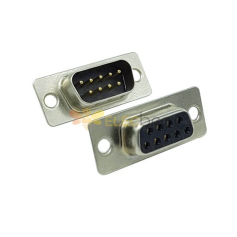 D Sub 9pin Connectorstraight Male Female Solder Type Rs232 Serial Port Vga Solid Pin