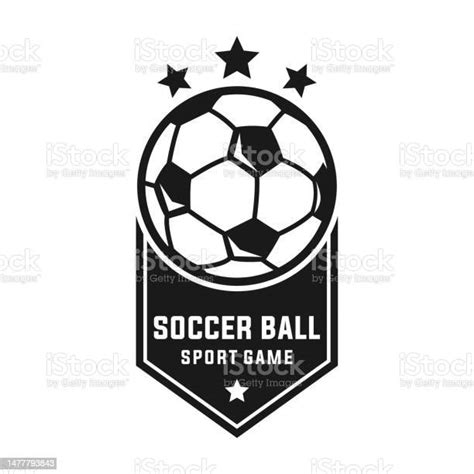 축구 배지 벡터 템플릿입니다 배지 엠블럼 디자인 스타일의 축구 그래픽 삽화 Championship에 대한 스톡 벡터 아트 및 기타 이미지 Championship 경기