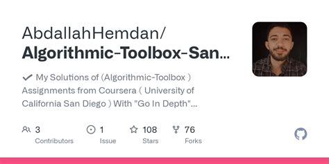 Github Abdallahhemdanalgorithmic Toolbox San Diego My Solutions Of Algorithmic Toolbox