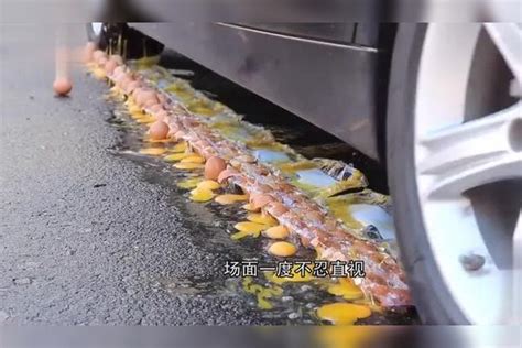 真会玩，老外开宝马车碾压100罐可乐，水花四溅的场面太过瘾了