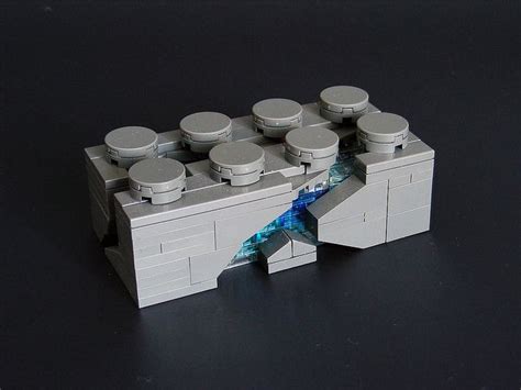 Abstract LEGO Creations Blue Crystals Lego Creations Crystals