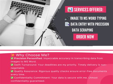 Efficient Image To Word Data Typing Service For Seamless Documentation