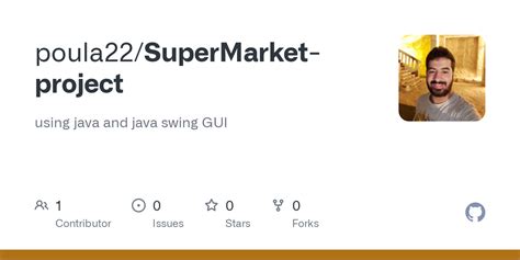 Github Poula22supermarket Project Using Java And Java Swing Gui
