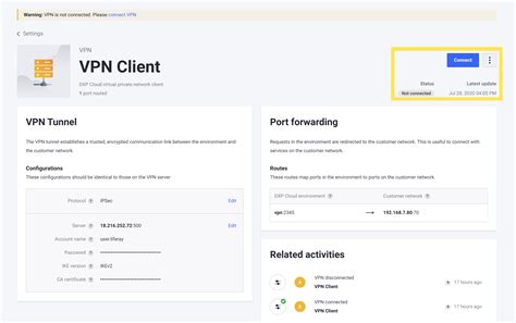 Connecting A Vpn Server To Liferay Cloud Liferay Official