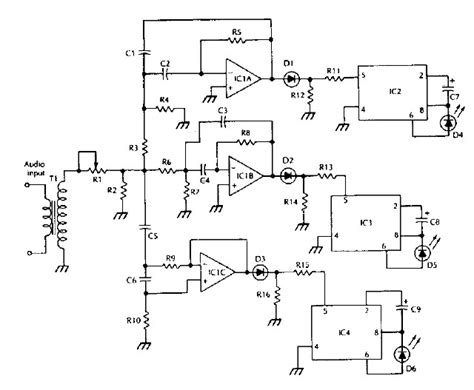 Schematic Diagram Lm3909 Ic Color Organ Electronic Project Circuit Under Repository Circuits