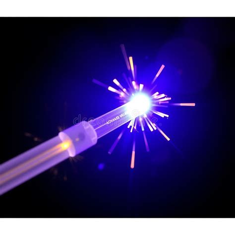 An Optical Fiber Bundle In The Process Of Being Connected To An Advanced Light Source With