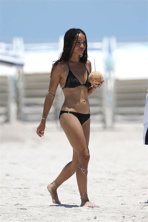 Zoe Kravitz On Beach The Fappening