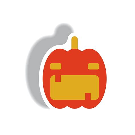 종이 스티커 할로윈 아이콘 벡터 Eps Ai Uidownload