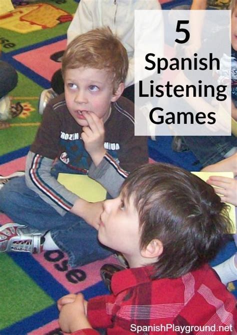 5 Spanish Listening Games Spanish Playground Listening Games