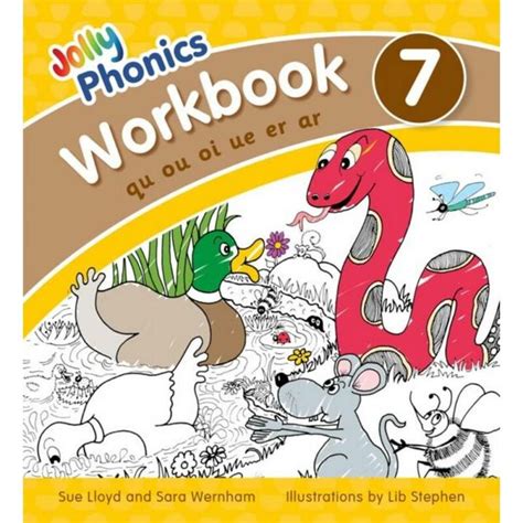 Jolly Phonics Workbook 7 Pre Cursive Letters Abc Books