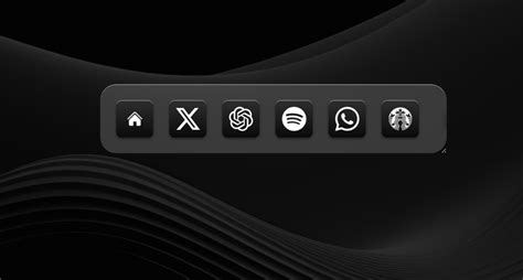 Css 结合 Gsap 实现可拖拽拉长或缩短的 Dock 导航栏