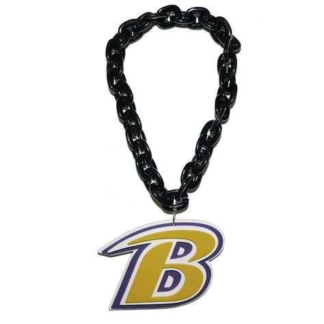 Baltimore Ravens Fan Chain Black Baltimore Sports Store