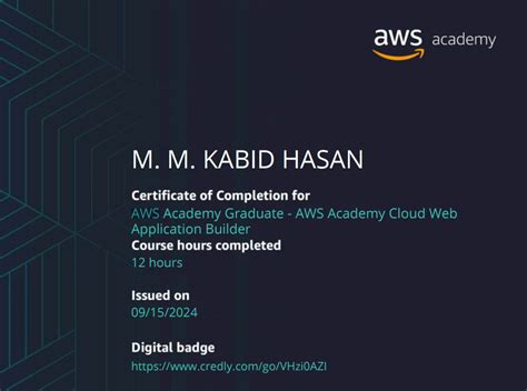 M M Kabid Hasan On Linkedin Aws Cloudcomputing Webdevelopment Professionalgrowth…