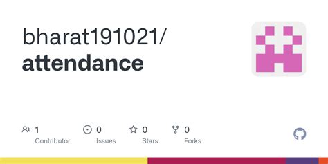 Github Bharat Attendance