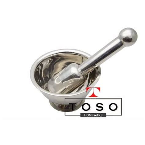 Jual Baru Mortar Pestle 19cm Tumbukan Obat Bumbu Gilingan Cobek Ulekan