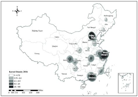 Kernel Density Map Of 2007 Kernel Density Map Of 2007 Download Scientific Diagram