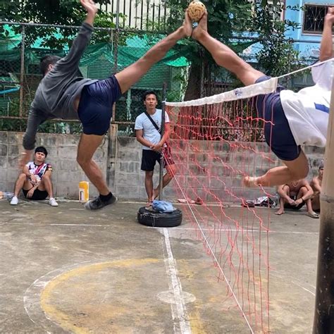 ဘေးကြေးကြမ်းသွားတဲ့ပွဲလေး အဆုံးထိတင်ပေးမယ်ဗျား Sports Sepaktakraw ပိုက်ကျော်ခြင်းပွဲ ပိုက