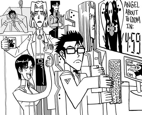 Bb Baalbuddy Akagi Ritsuko Aoba Shigeru Fuyutsuki Kouzou Hyuuga Makoto Ibuki Maya Ikari