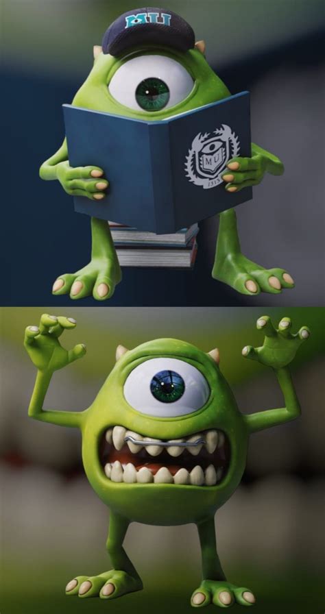 Mike Wazowski 3d Model Etsy