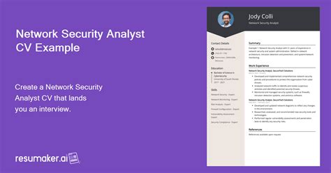Network Security Analyst Cv Job Description Sample And Guide