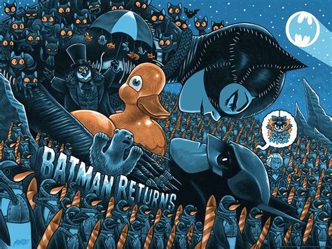 Batman Returns Poster Mondo