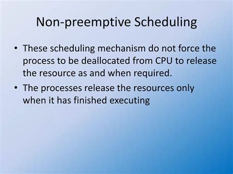 Operating System 29 Non Preemptive Scheduling PPT