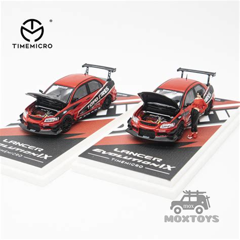 Time Micro 164 Mitsubishi Lancer Evo Ix Red Limited999 Diecast Model