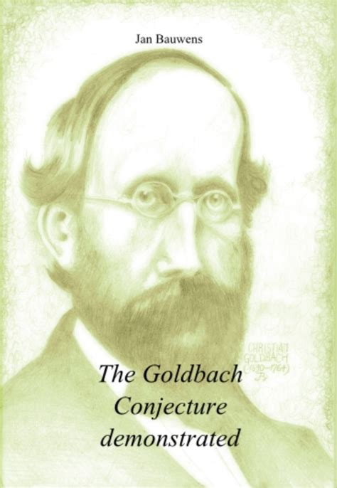 boek the goldbach conjecture demonstrated geschreven door jan bauwens