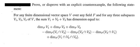 Solved Prove Or Disprove With An Explicit Counterexample Chegg